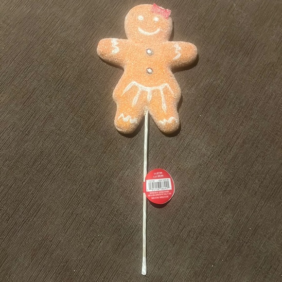 Holiday | Gingerbread Woman Pick By Ashlandchristmas Floral ...